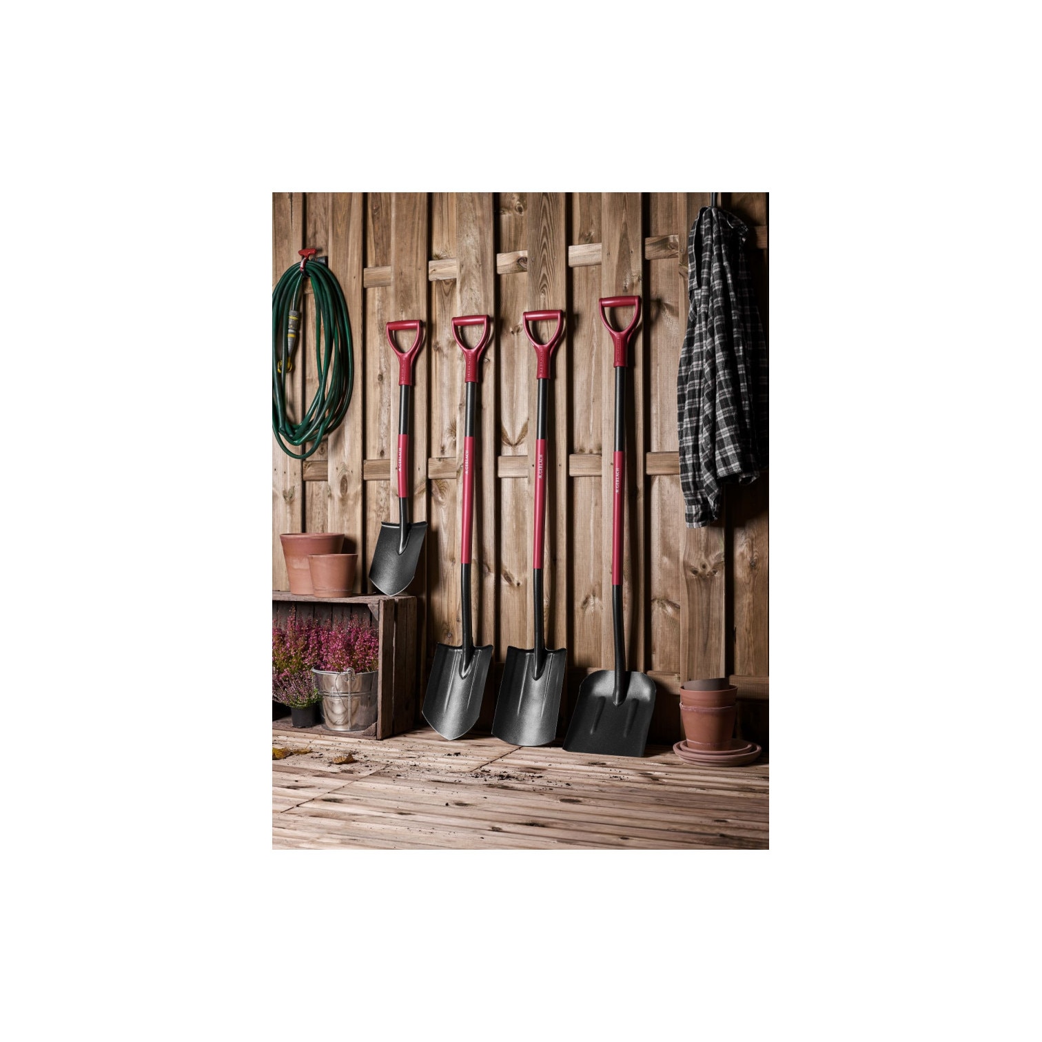 Lopata pentru gradina, Gerlach, Otel, Negru, 125 cm - eMAG.ro