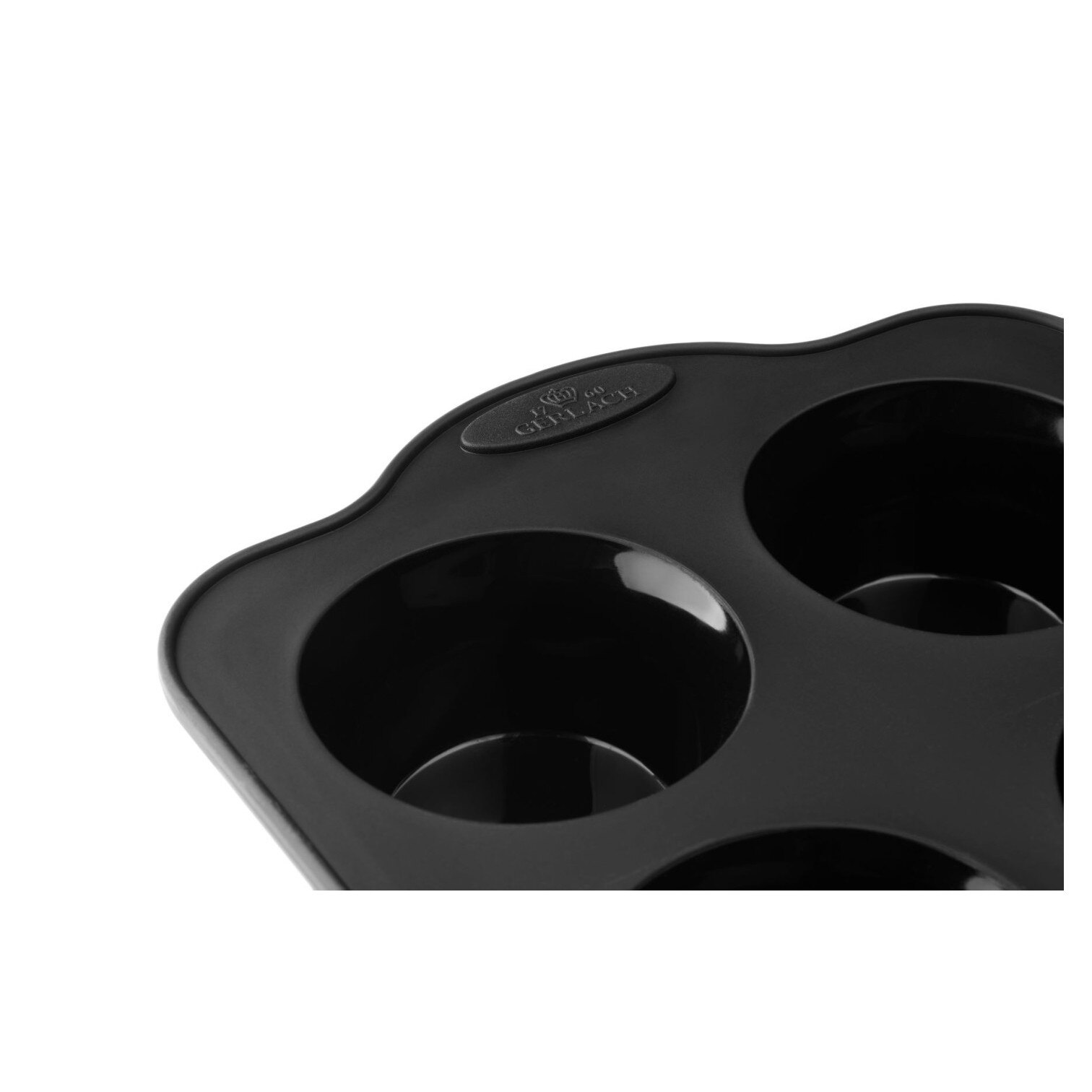 Forma pentru prajituri, Gerlach, Silicon, Pentru briose, Negru - eMAG.ro