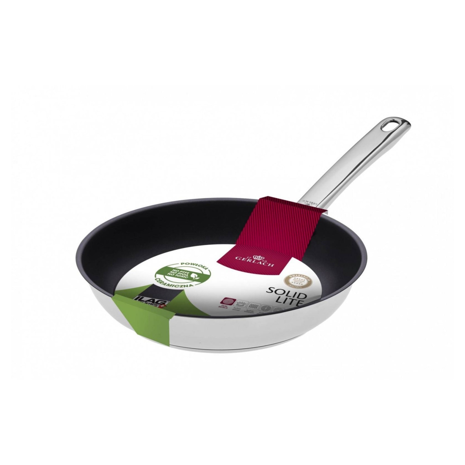 Set 2 tigai universale, Gerlach, Solid Lite, Ceramica, 24/28 cm ...