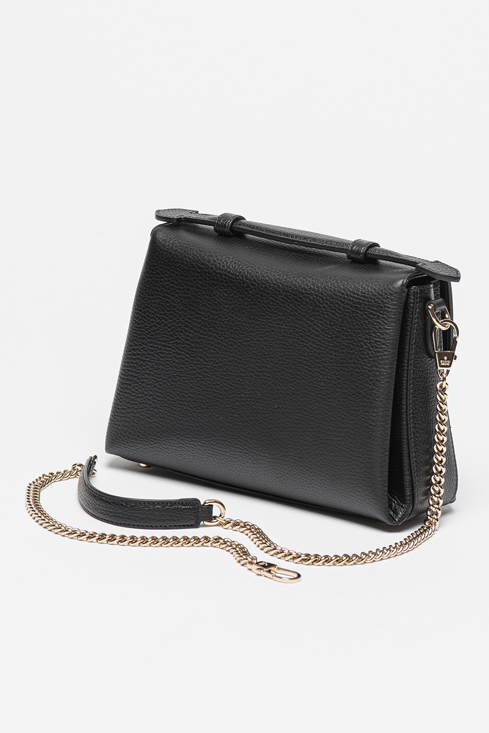 Gucci, Geanta de piele cu bareta de umar si aspect texturat, Negru ...