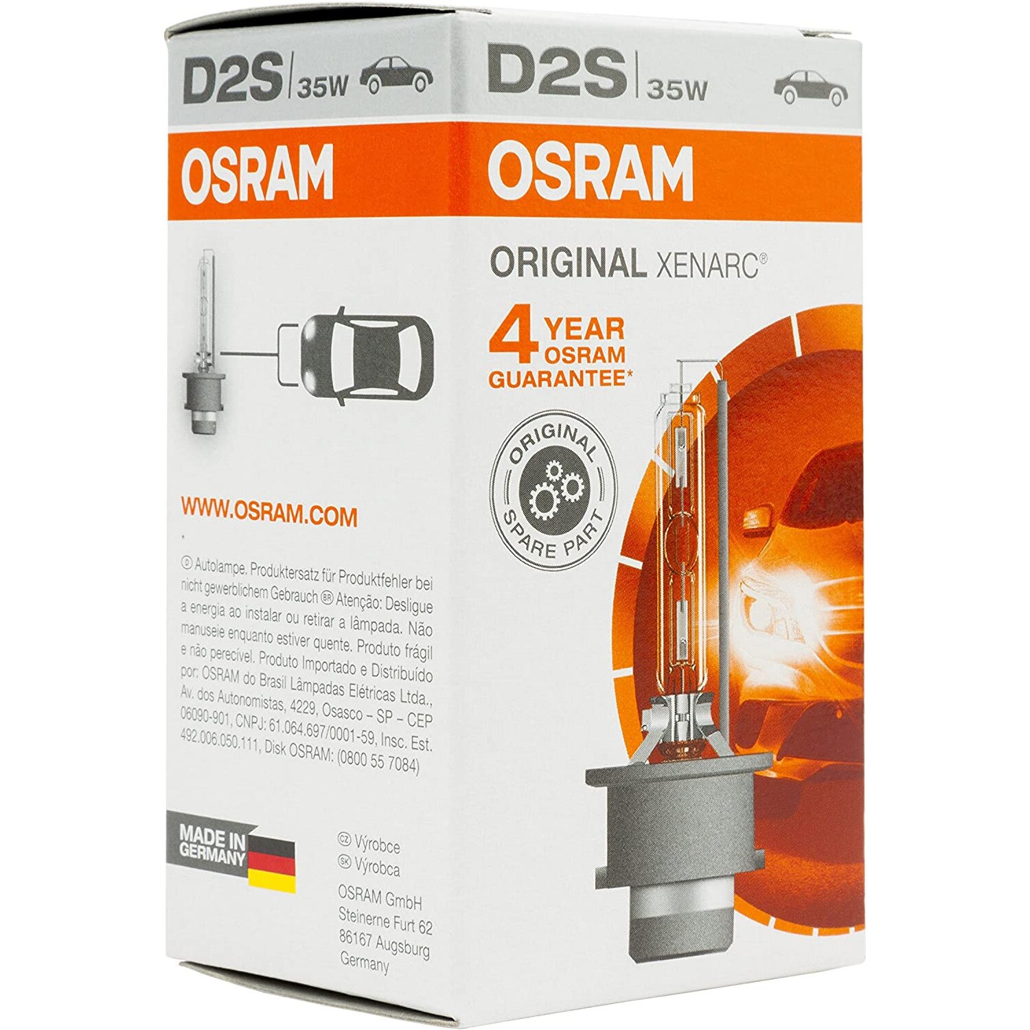 Bec Xenon D2S 85V 4100K Osram Original Xenarc - eMAG.ro