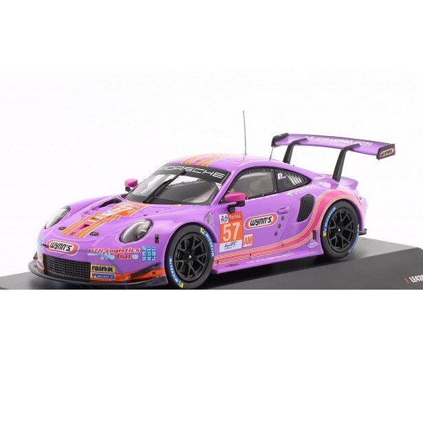 Macheta Porsche 911 Rsr #57 LeMans 24h 2020 cu vitrina plexiglass - 1/ ...