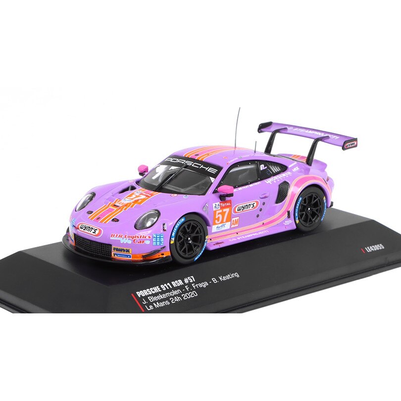 Macheta Porsche 911 Rsr #57 LeMans 24h 2020 cu vitrina plexiglass - 1/ ...