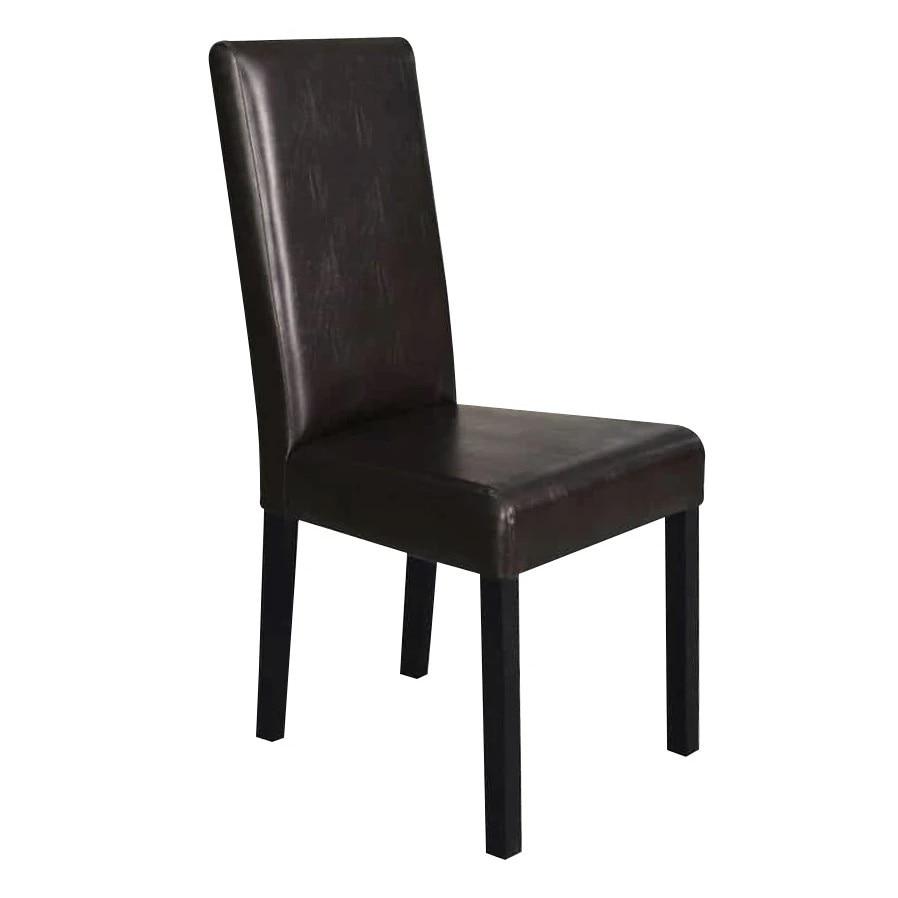 Scaun bucatarie si living fix Eco, tapitat, culoarea wenge - eMAG.ro