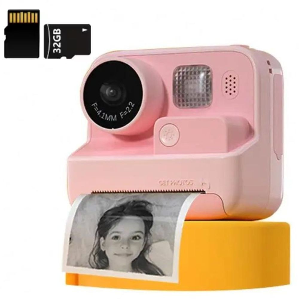 Camera Foto HD pentru Copii, Aparat Foto/Video cu Imprimare Instanta ...