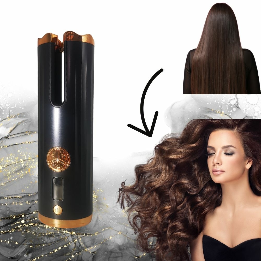 Ondulator De Par Automat Wireless 6 Trepte Temperatura Negru Emag Ro