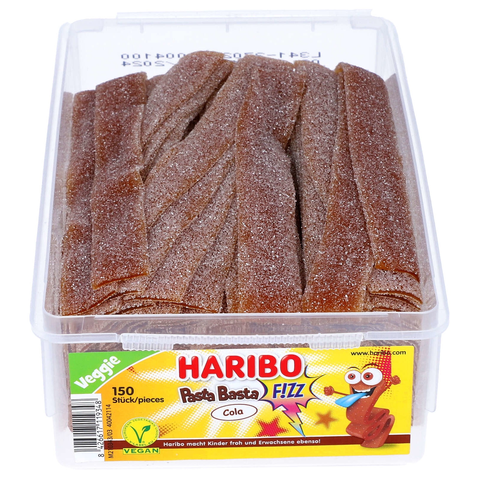 Jeleuri Haribo Pasta Basta, cola acru, 150 buc, 1125g - eMAG.ro