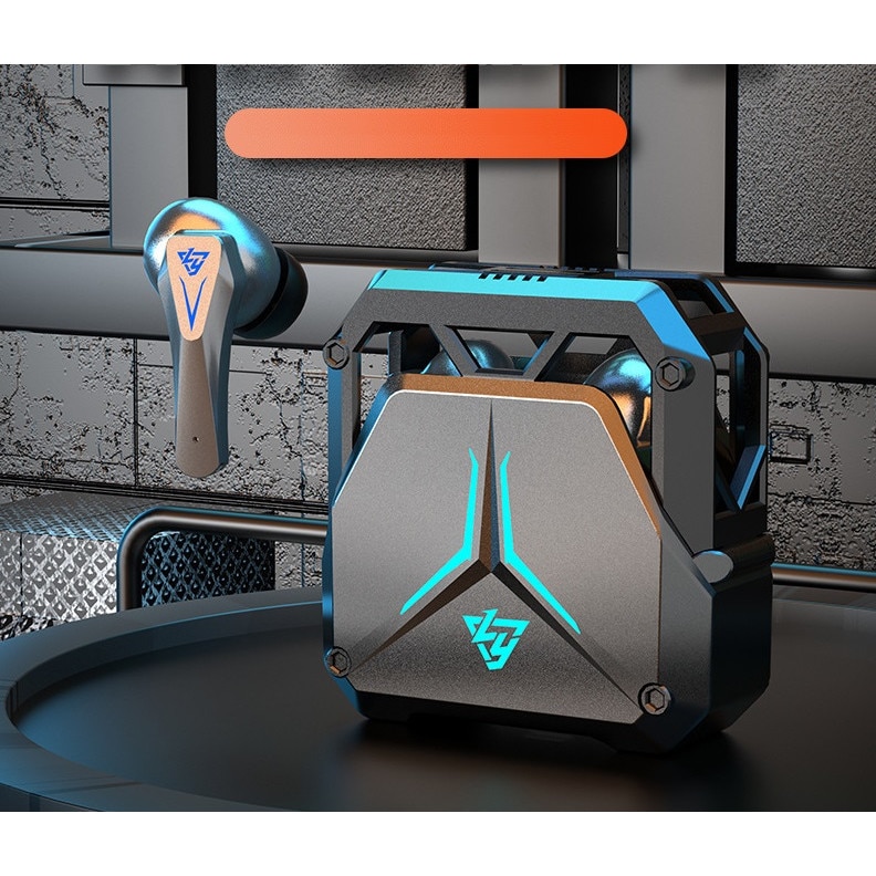 Casti Gaming Wireless Fara Fir SP23, compatibile iOS si Android, TWS ...