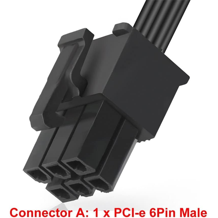 Cablu de alimentare din sursa modulara 6 pini la 4 x Sata HDD, SSD ...