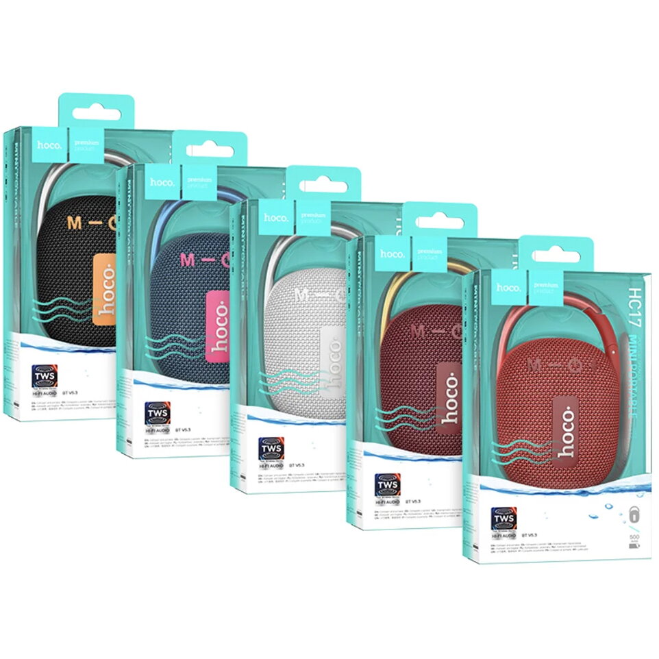 Boxa Wireless BT 5.3, TWS, Hi-Fi - Hoco Easy Joy Sports (HC17) - Wine ...