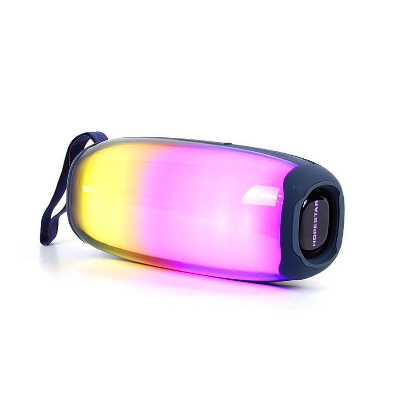 Boxa portabila cu lumini HOPESTAR, Bluetooth, Sunet surround, 1200mah ...