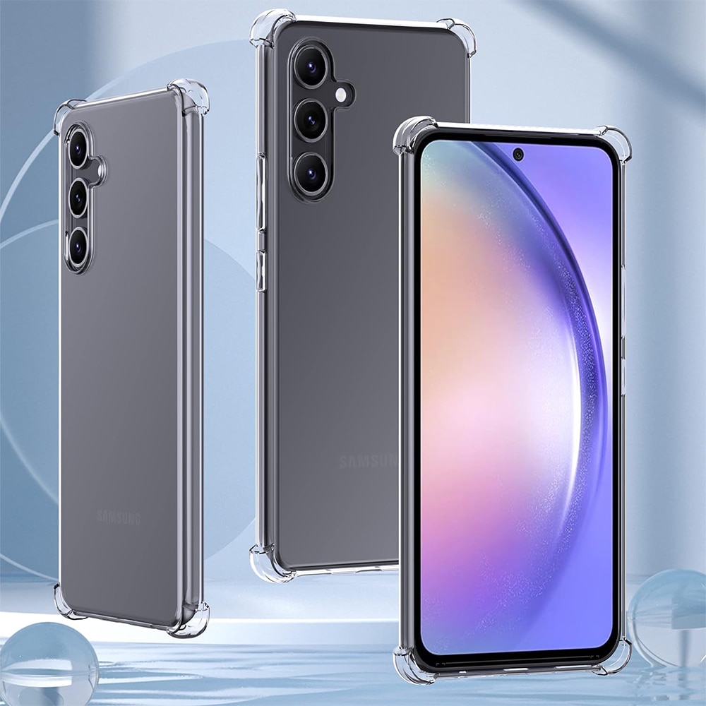 Husa compatibila cu Samsung Galaxy A55, Protectie antisoc, Silicon ...
