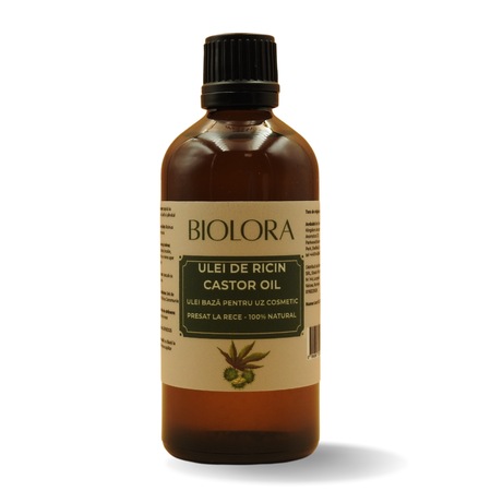 Ulei de Ricin(Castor Oil) Biolora, presat la rece, 100% natural, uz ...