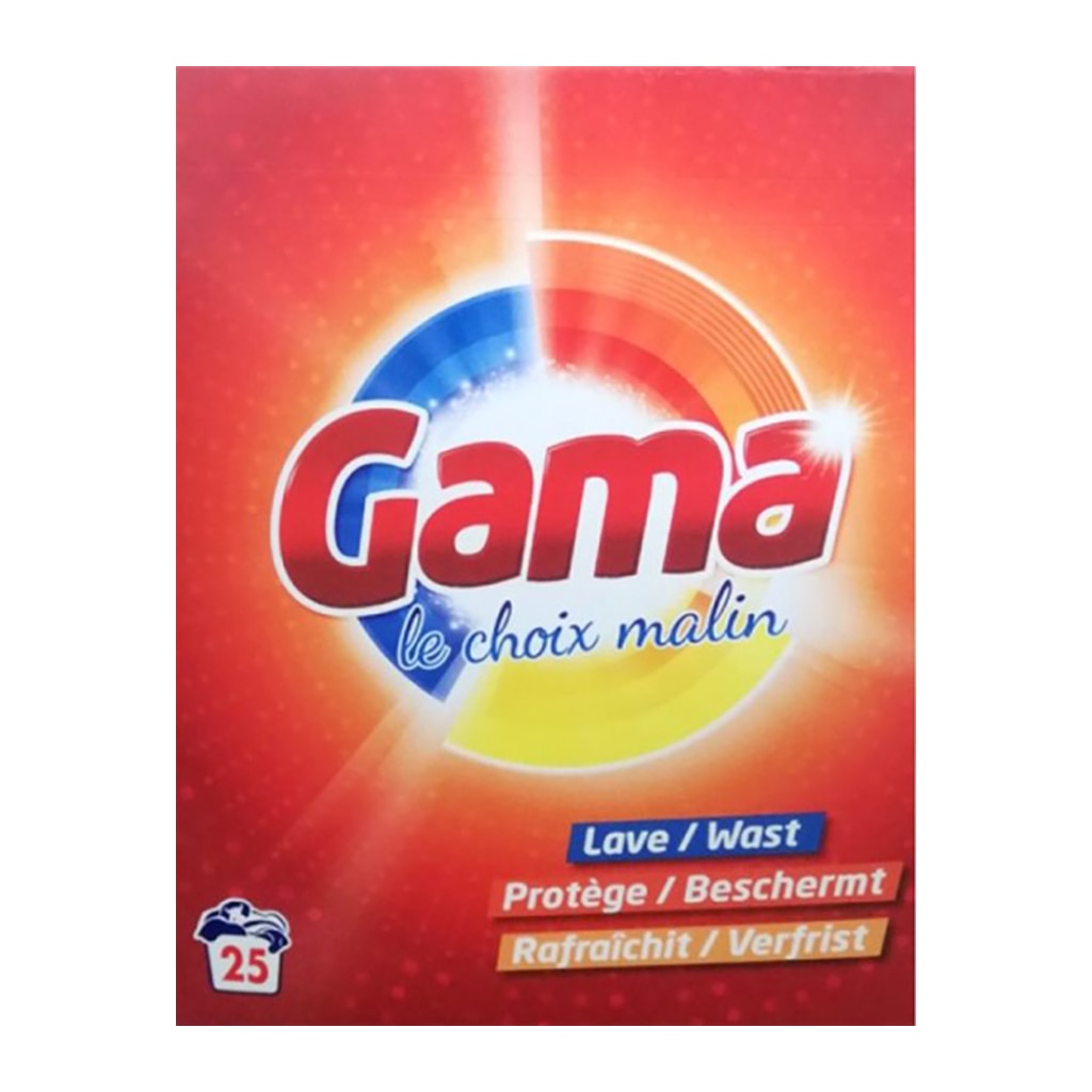 Detergent pentru rufe, Gama, Pudra, Universal, 1.625 Kg - eMAG.ro