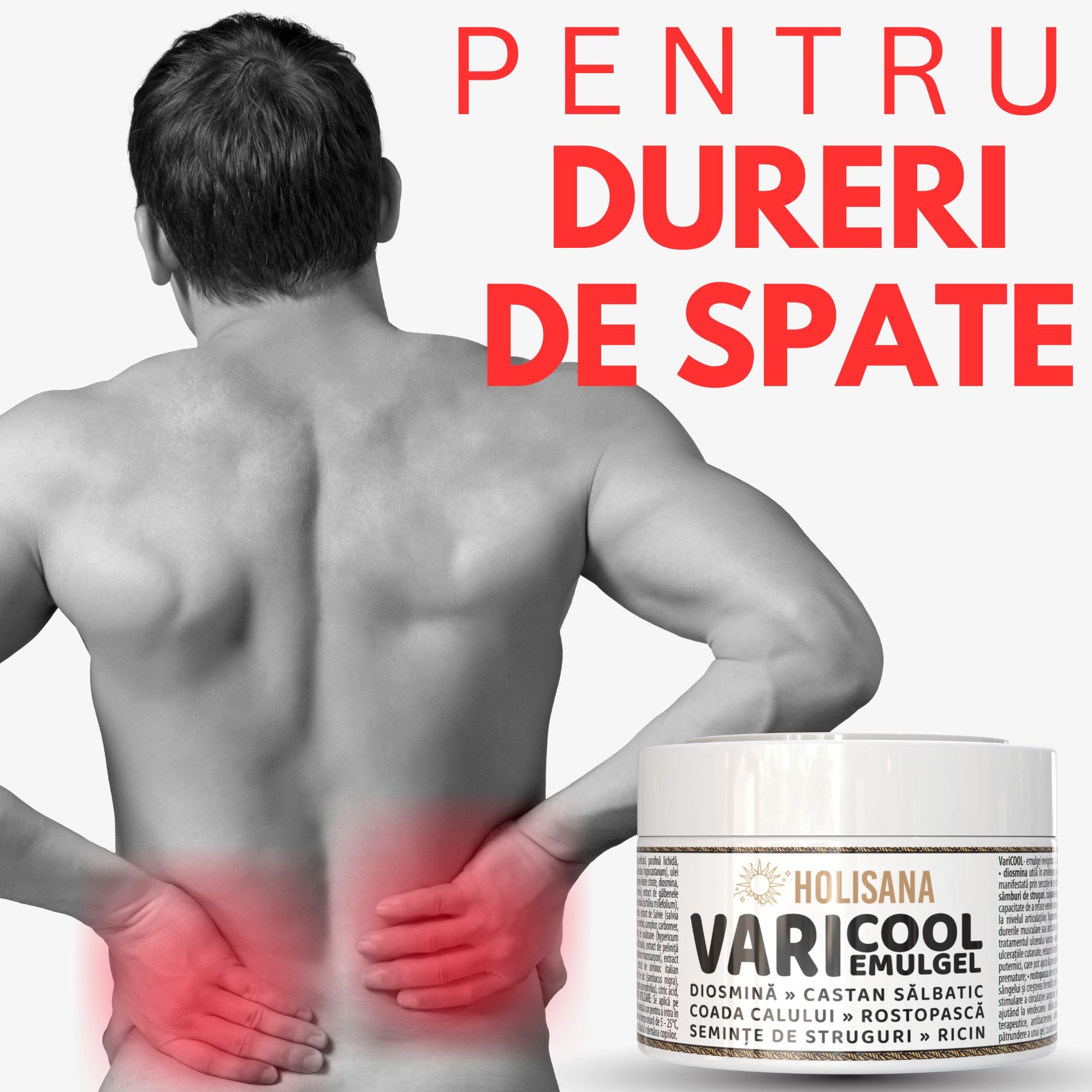 Gel Emulsifiant, VARICOOL Emulgel, Holisana, Diosmina, Castan salbatic ...