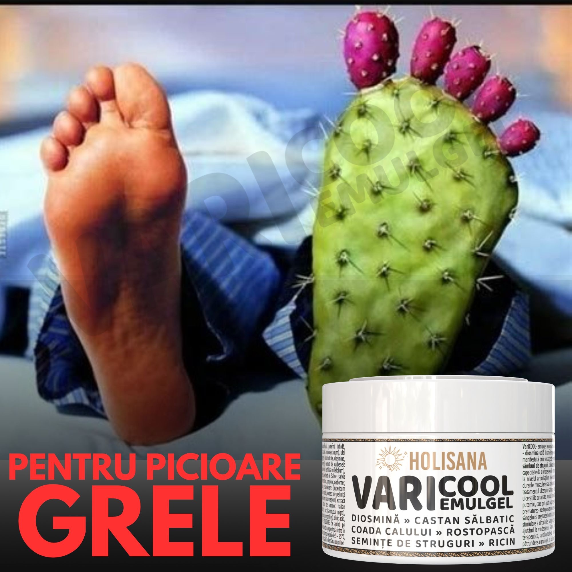 Gel Emulsifiant, VARICOOL Emulgel, Holisana, Diosmina, Castan salbatic ...