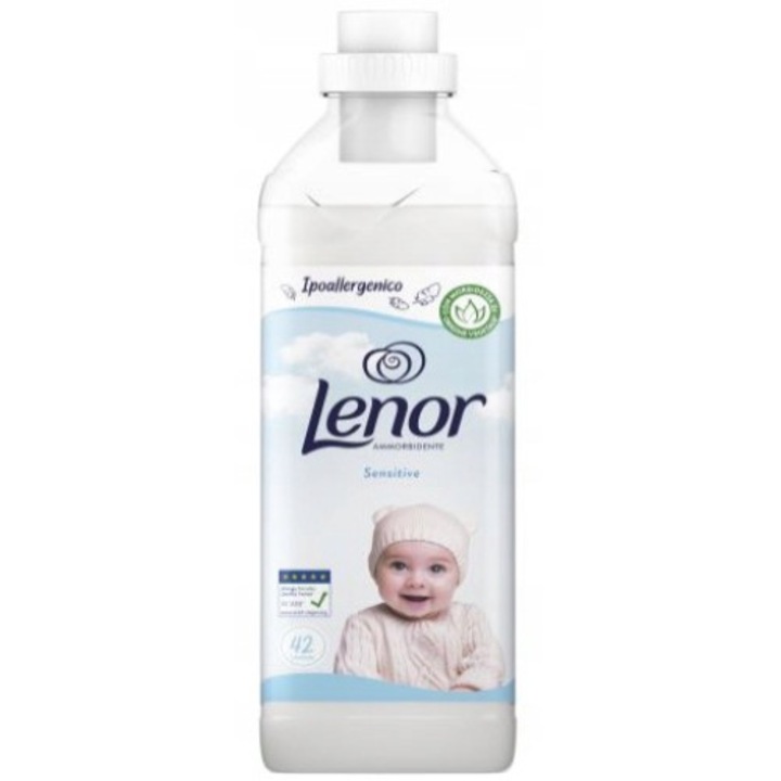 Balsam de rufe Lenor Sensitive, Hipoalergenic, 950ml, 38 spalari - eMAG.ro