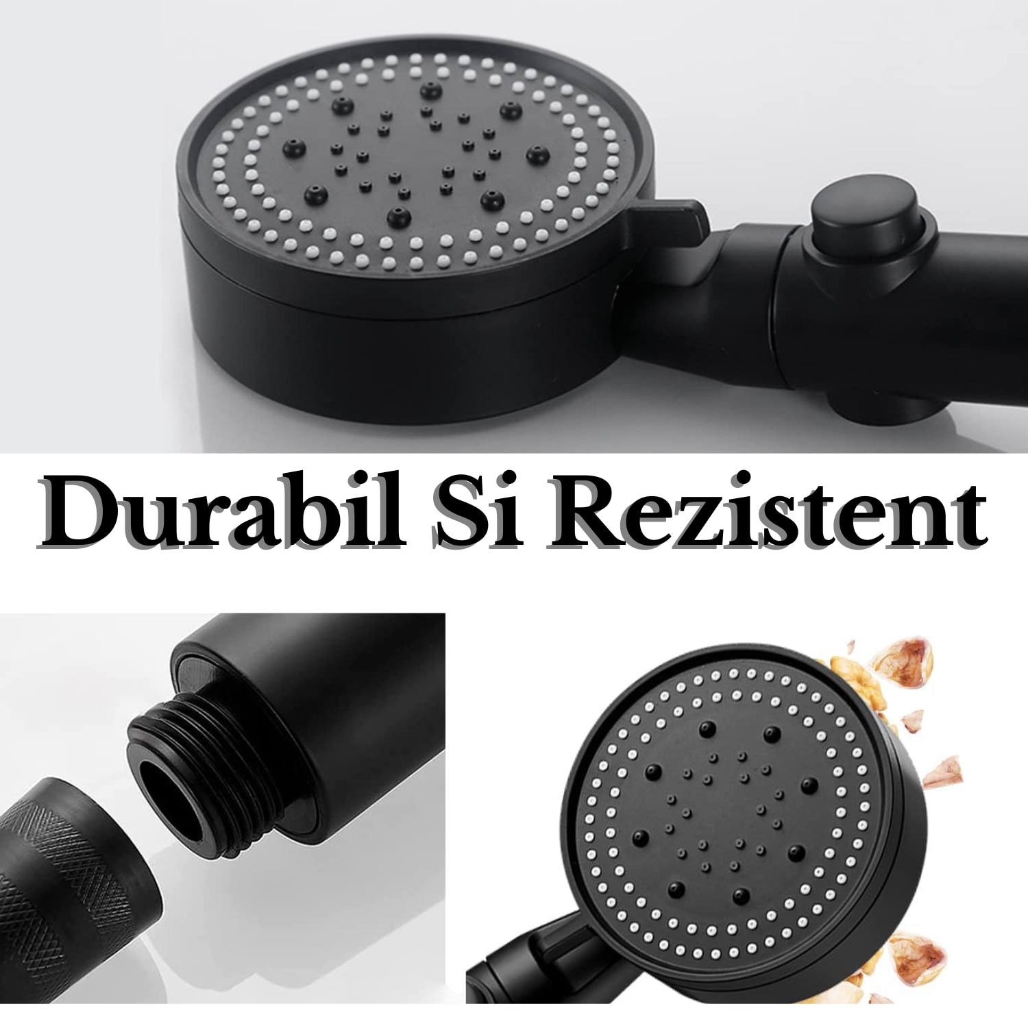 Cap De Dus cu Presiune Mare, SET, comutator ON/OFF, 5 Setari Ajustabile ...