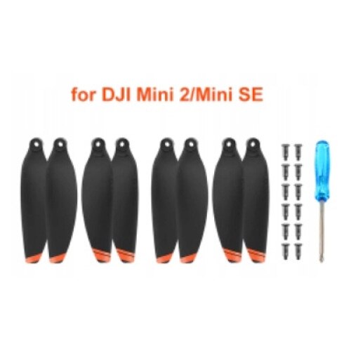 Set 8 elice, BRDRC, pentru DJI Mavic Mini 2 / SE, cu suruburi si ...