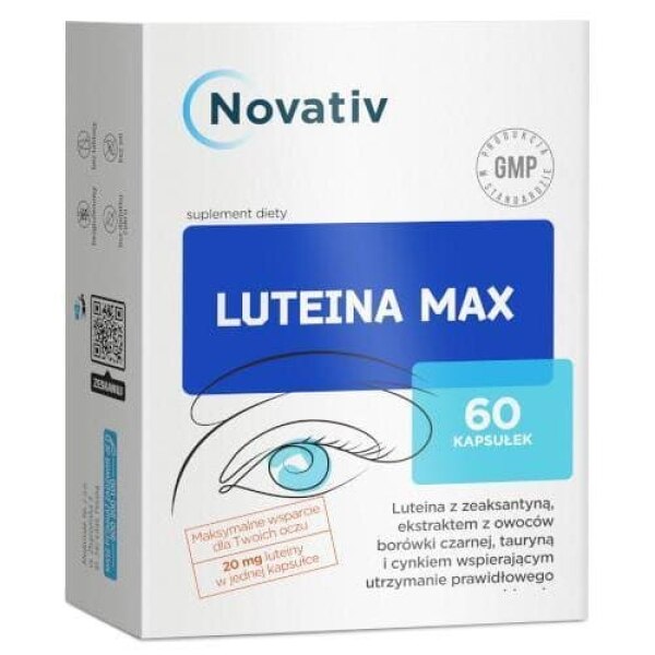 Supliment alimentar, Novativ, Luteina Max, 60 de capsule - eMAG.ro