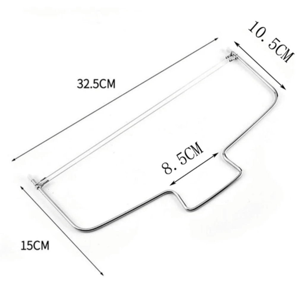 Feliator tort, NUT, Otel inoxidabil, 32 x 10.5 cm, Argintiu - eMAG.ro