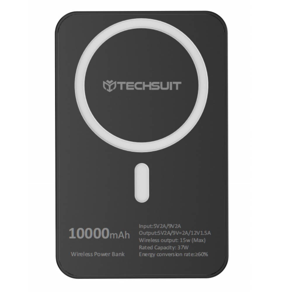 Baterie Externa MagSafe 10000mAh - Techsuit Wireless MagSafe Power Bank ...