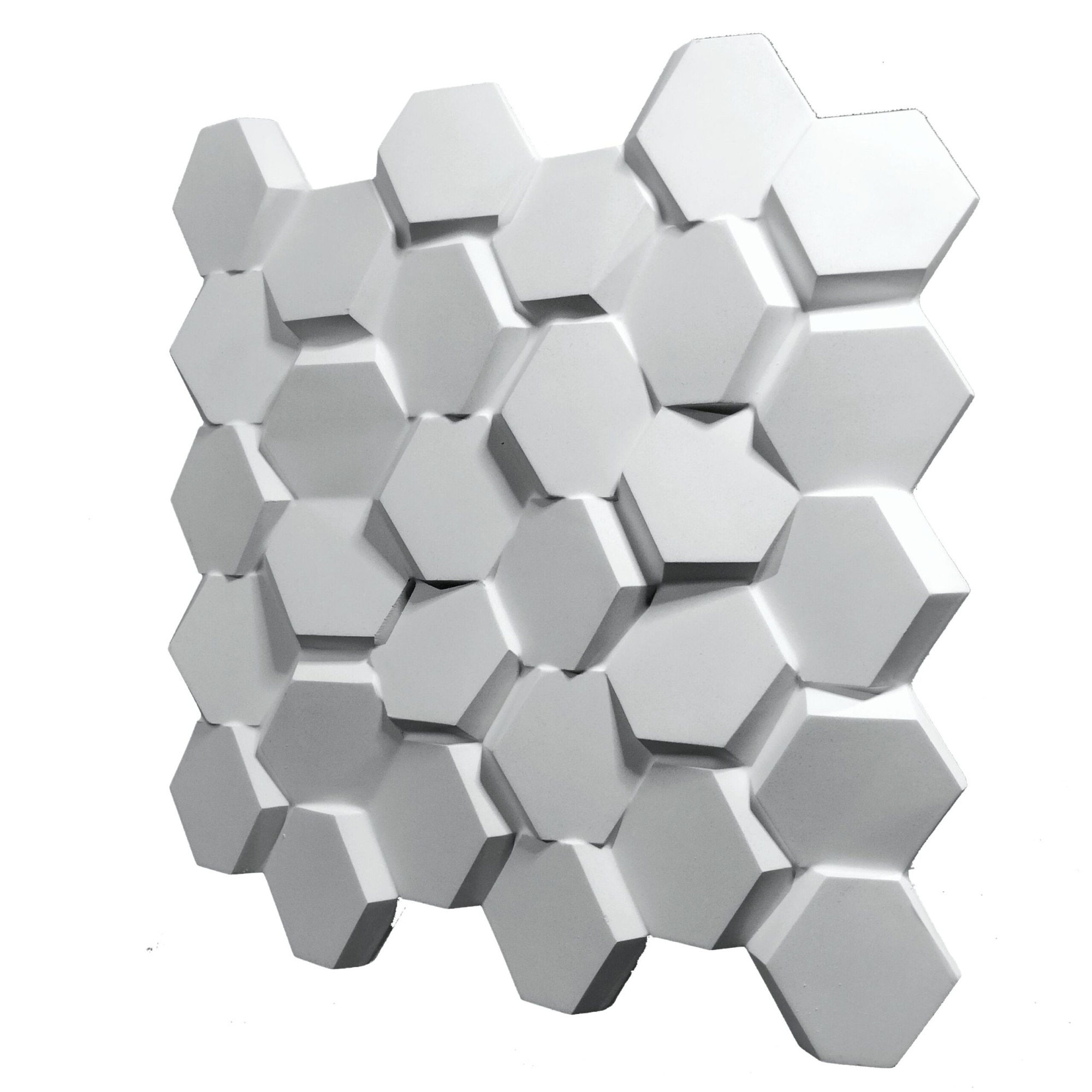 Panou Decorativ 3D - Model Fagure 45x45x2 - eMAG.ro