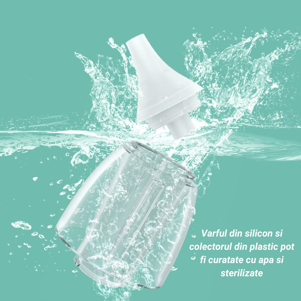 Aspirator nazal pentru copii si bebelusi YOTEP, Electric, Portabil, 3 ...