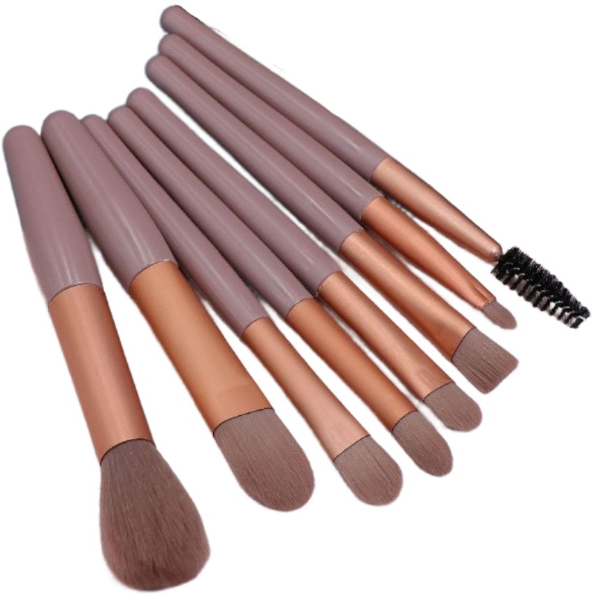 Mini Set Portabil 8 Pensule pentru Machiaj, Super Soft, Makeup ...