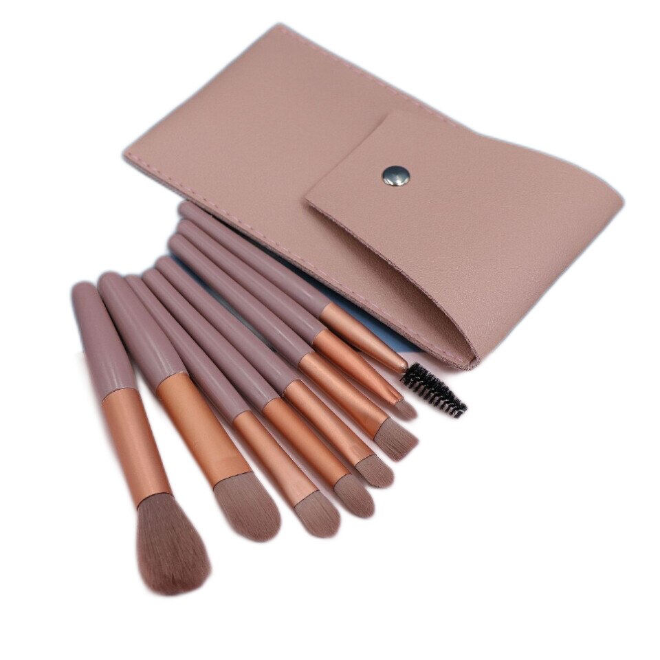 Mini Set Portabil 8 Pensule pentru Machiaj, Super Soft, Makeup ...