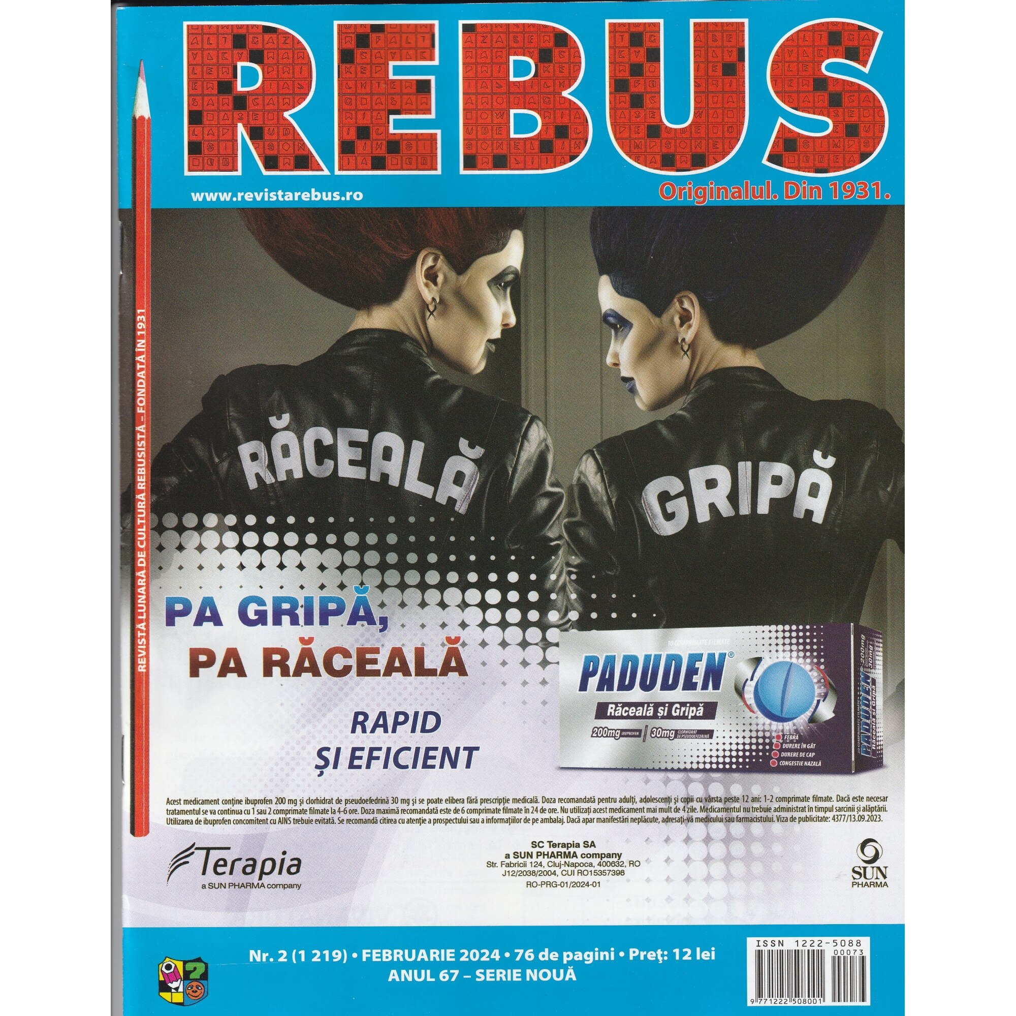 Rebus Flacara nr.2/2024 - publicatiile Flacara - eMAG.ro