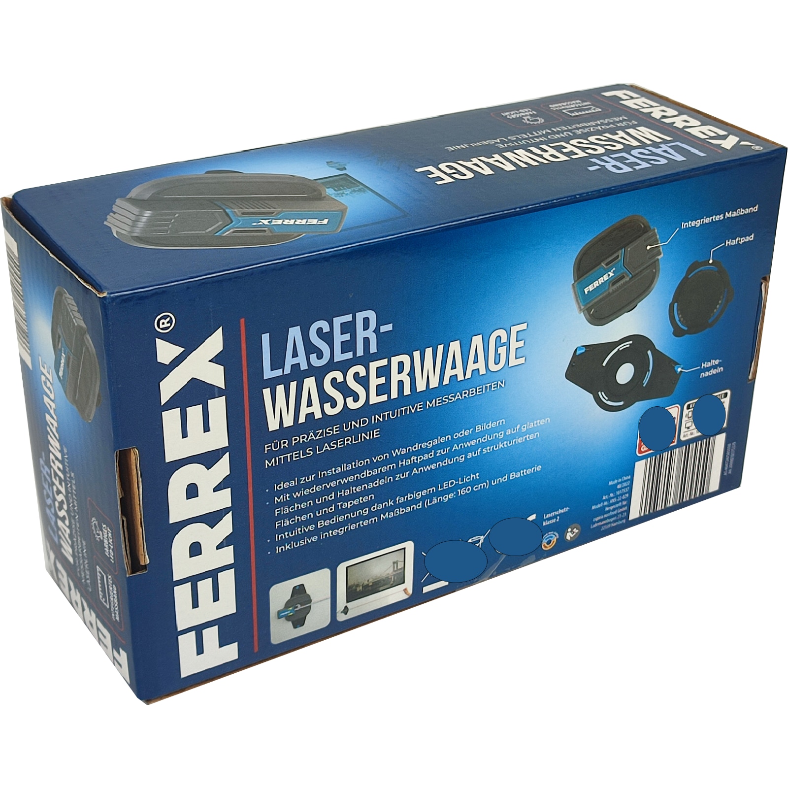 Nivela laser cu ruleta incorporata Ferrex - eMAG.ro