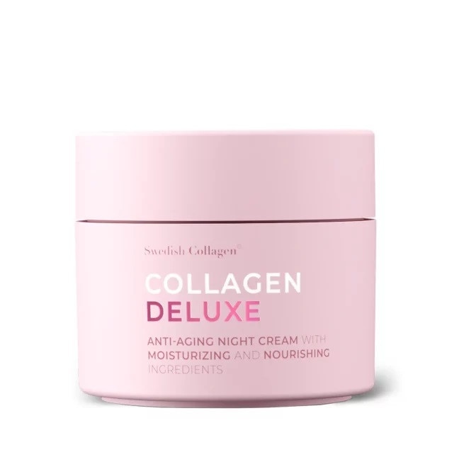 Crema de noapte cu Retinol Gama Colagen Deluxe imbunatatita cu Aloe ...