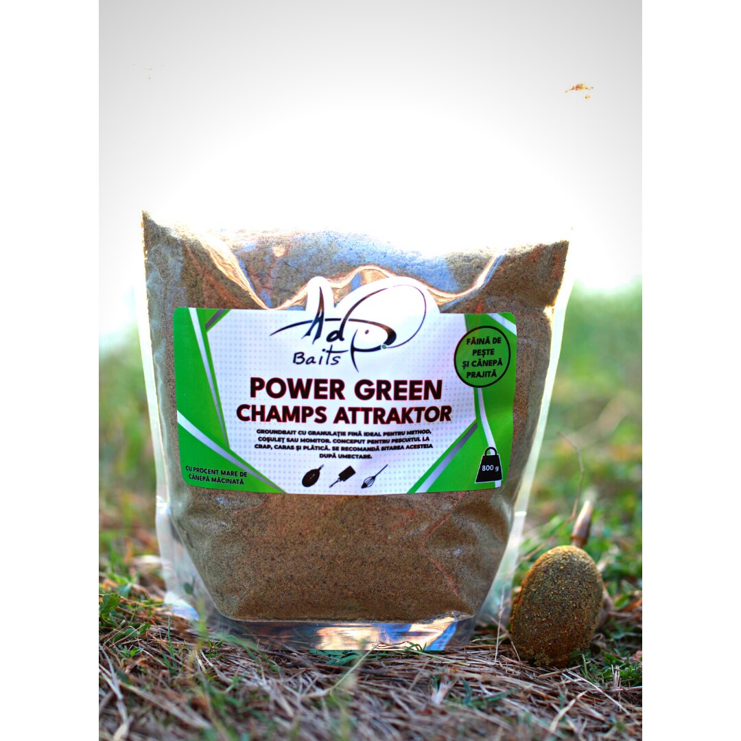 Nada Champs Attraktor, Adp Baits, Power Green, 800 G - eMAG.ro