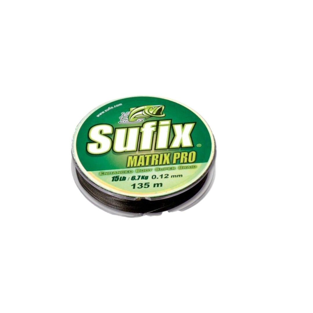 Fir textil Sufix Matrix Pro 135M 0, 25mm 50LB 22.5KG Green - eMAG.ro