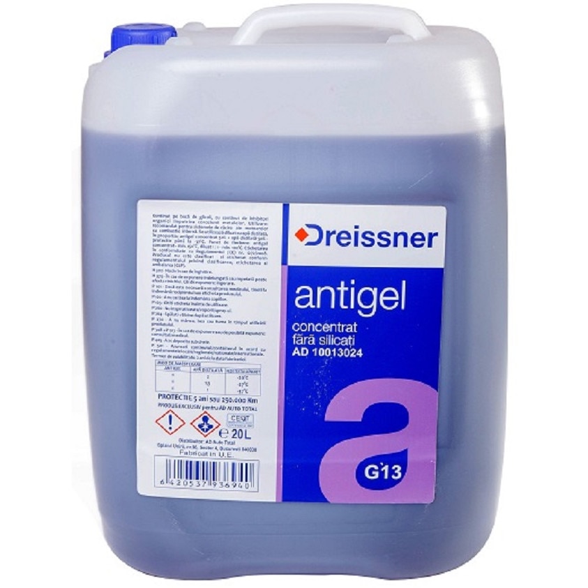 Antigel concentrat Dreissner, culoare rosu/violet, volum 20 litri - eMAG.ro