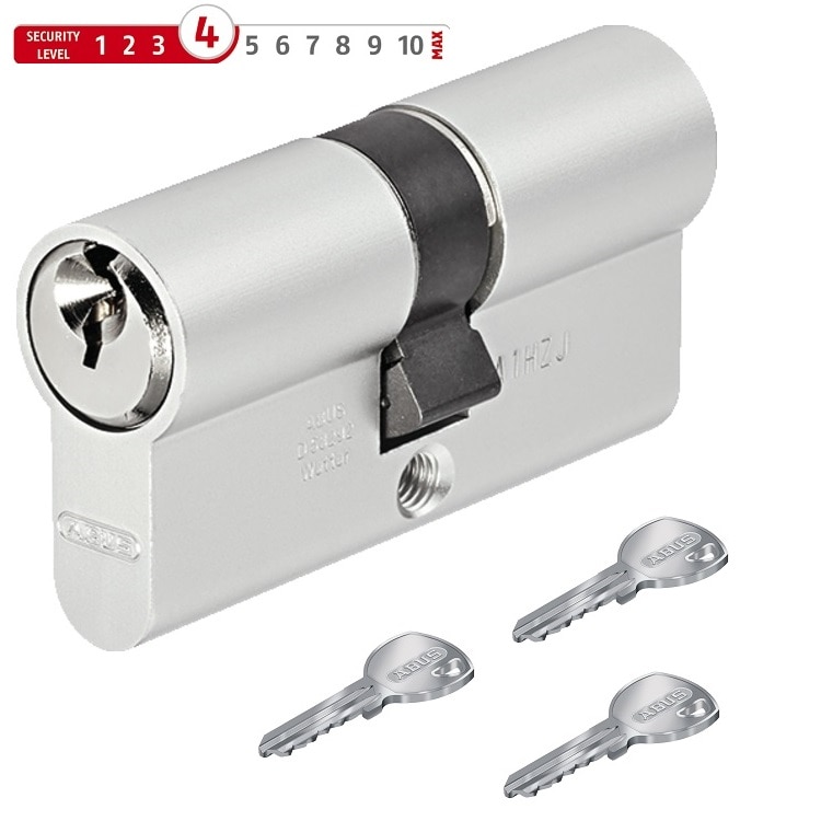 Butuc usa, ABUS TI12, 40/60, cu 3 chei, Argintiu - eMAG.ro