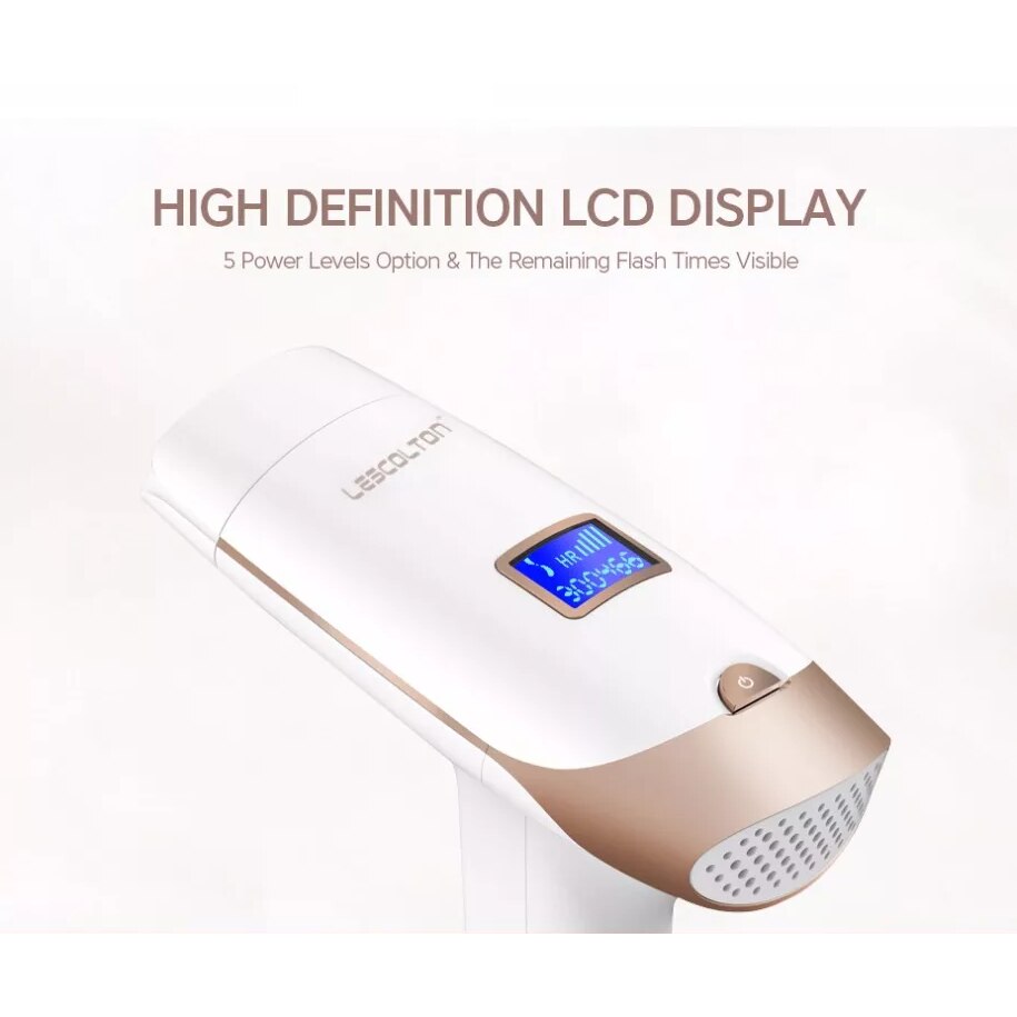 IPL епилатор, трайно обезкосмяване без болка, 300 000 импулса, IPL ...