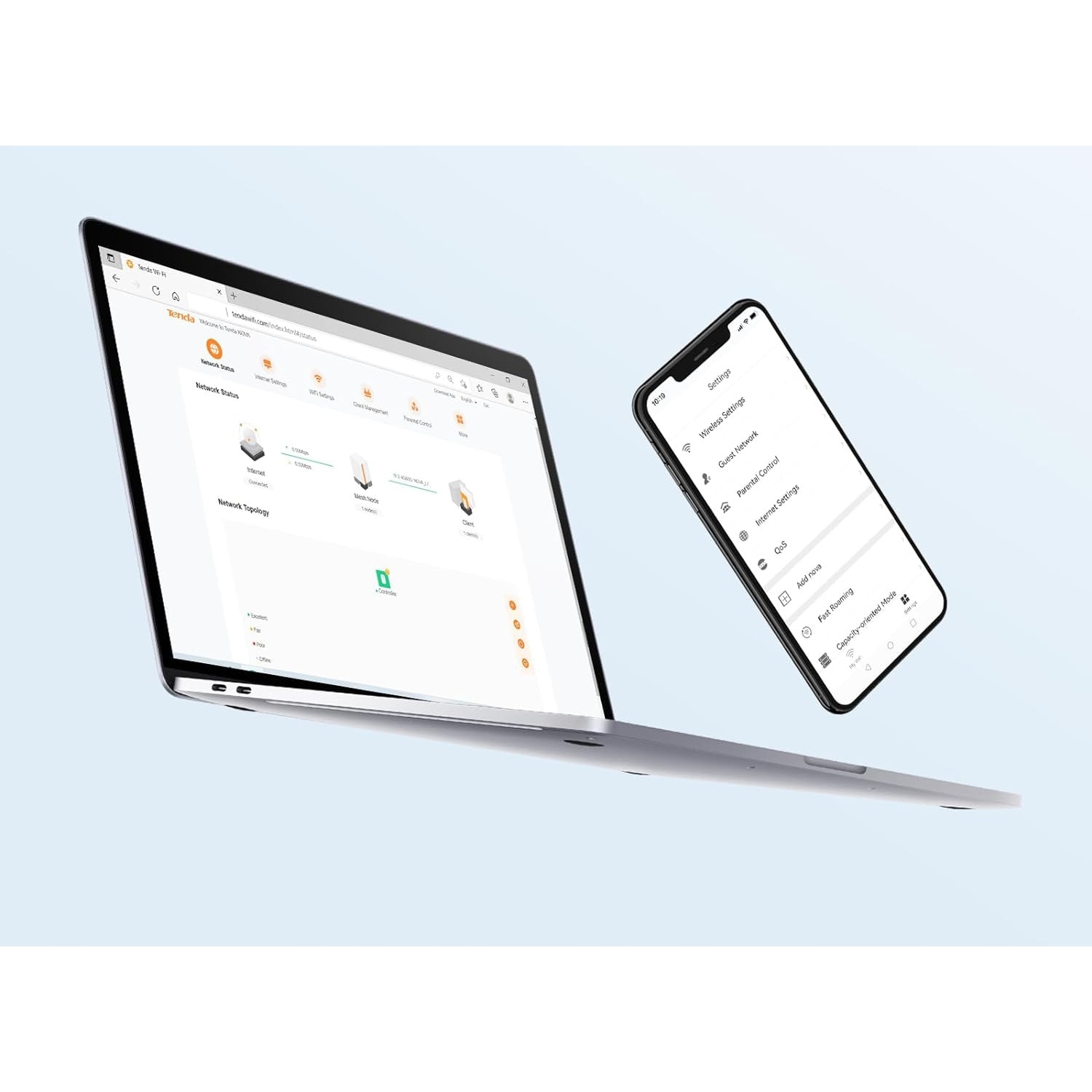 Set 3 routere wireless, Tenda, Nova MX3, WiFi 6/WLAN, 300Mbit/s ...