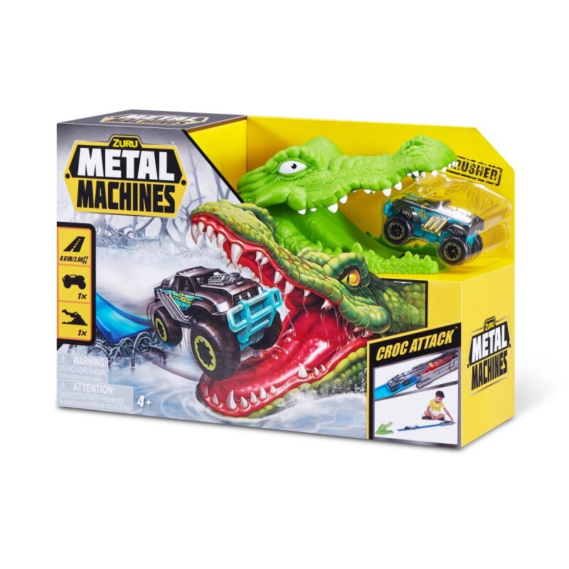 Set Metal Machines Car track Crocodile Attack, Zuru, 4 ani+ - eMAG.ro