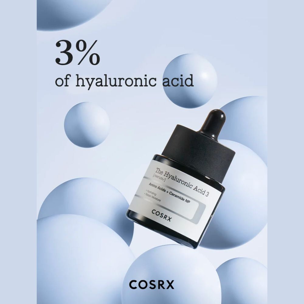 Серум с 3% хиалуронова киселина за хидратация на кожата COSRX, 20 мл - eMAG.bg