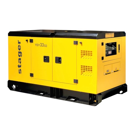 Generator insonorizat 33kVA, 43A, 1500rpm, trifazat, diesel Stager ...