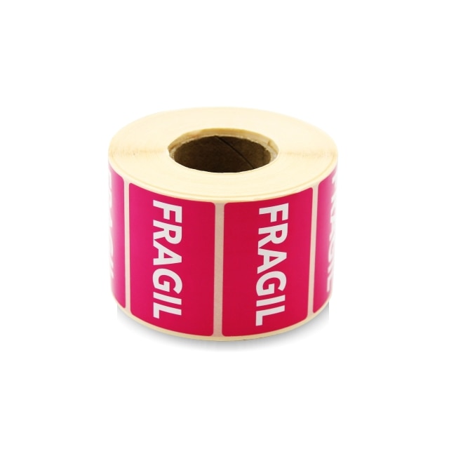 Etichete FRAGIL, dimensiune 60x40 mm, autoadezive, 2500 buc/rola - eMAG.ro