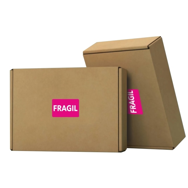 Etichete FRAGIL, dimensiune 60x40 mm, autoadezive, 2500 buc/rola - eMAG.ro