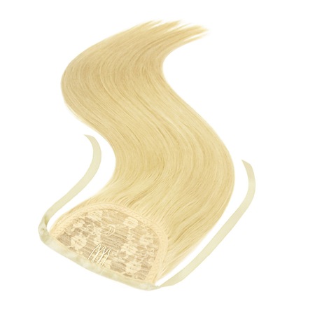 Coada de par natural, Nova Hair, Blond Auriu, 60 cm - eMAG.ro