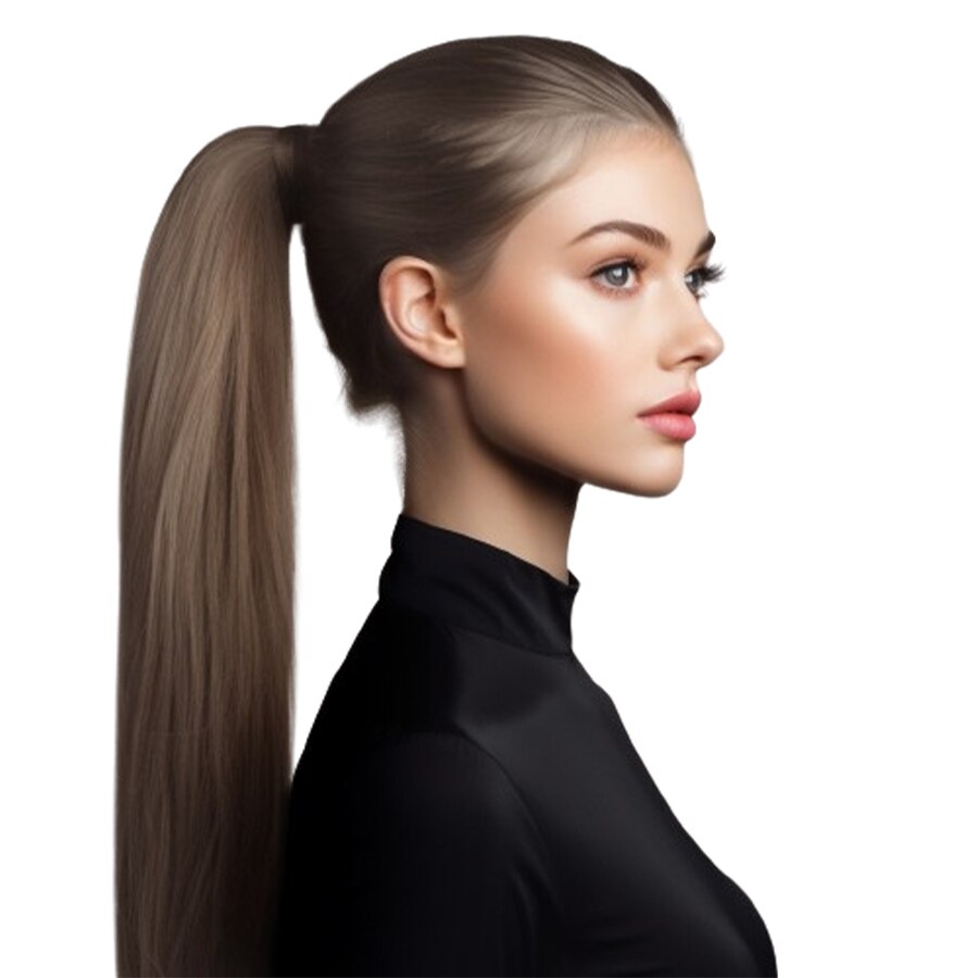 Coada de par natural, Nova Hair, Saten Mediu, 40 cm - eMAG.ro