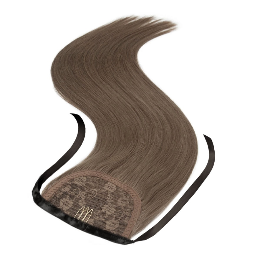 Coada de par natural, Nova Hair, Saten Mediu, 40 cm - eMAG.ro