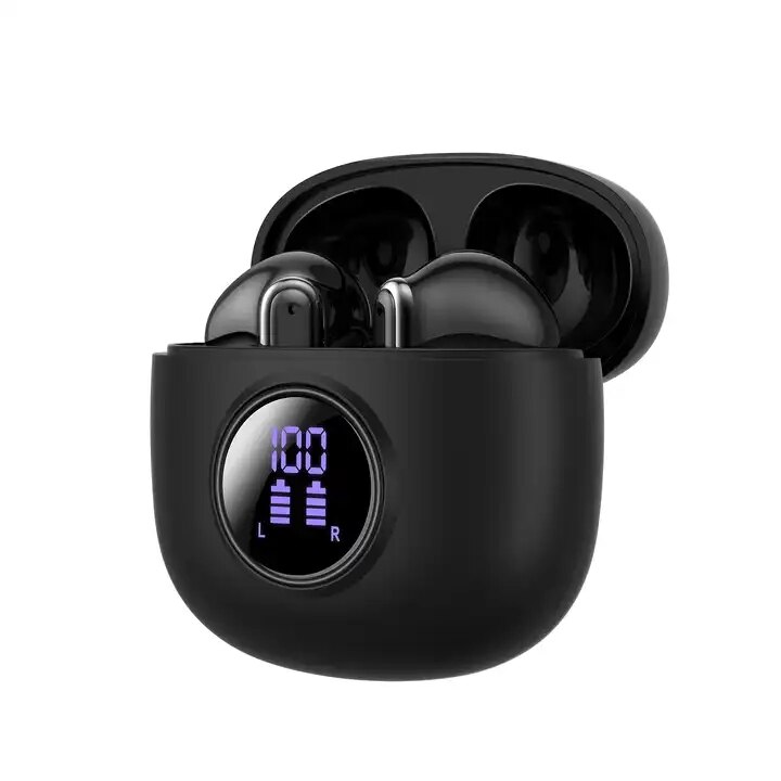 Безжични слушалки Bluetooth 5 1 Led дисплей с микрофон