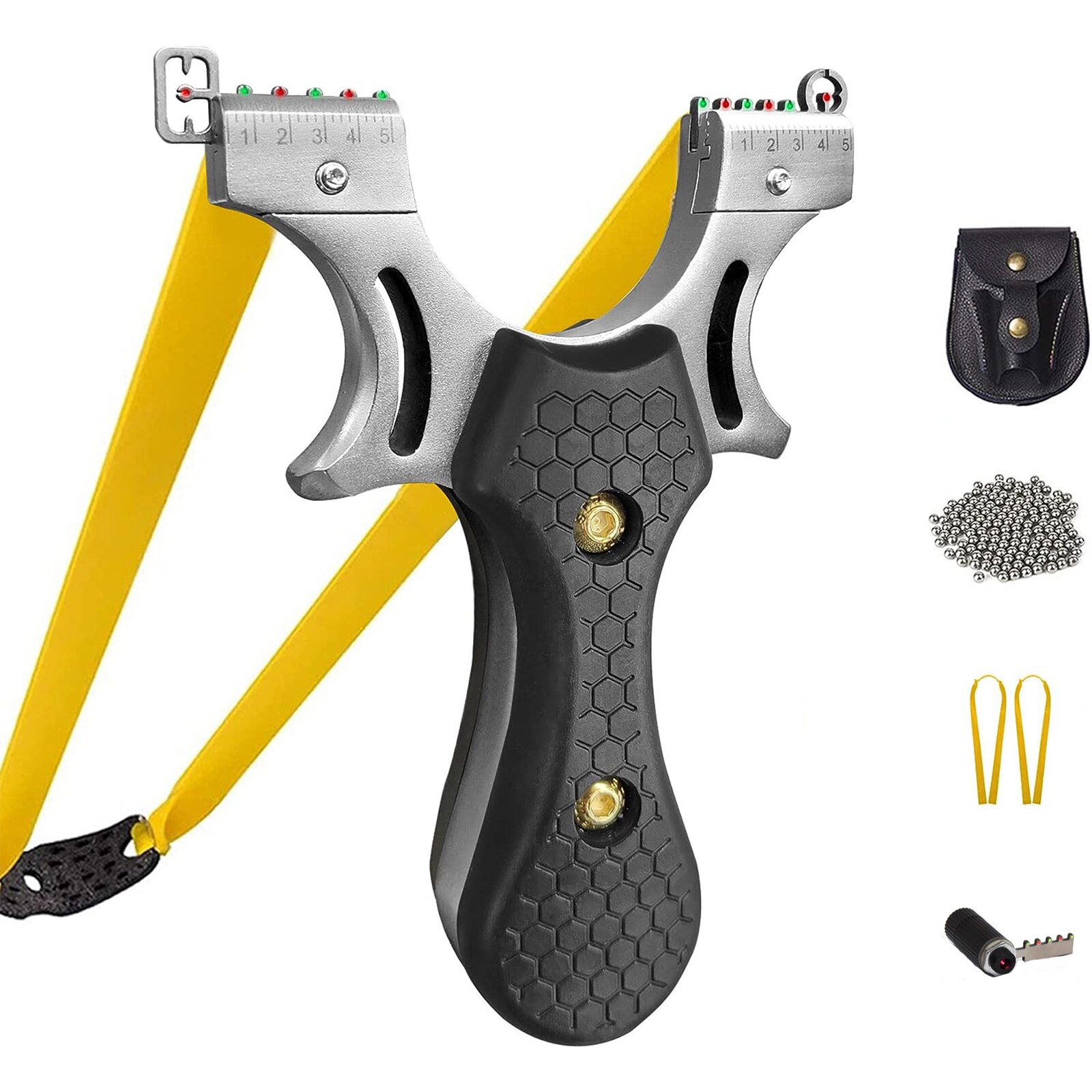 Prastie de Vanatoare, NUODWELL, Cu 2 curele, 100 de bile de otel, vizor ...