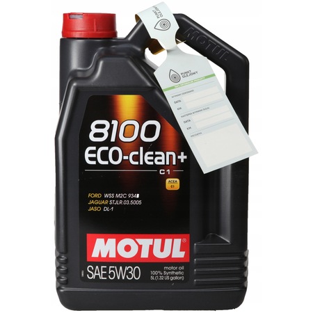 Ulei motor Motul 8100 ECO-CLEAN+ PLUS C1, 5W30, sintetic, 5L - eMAG.ro